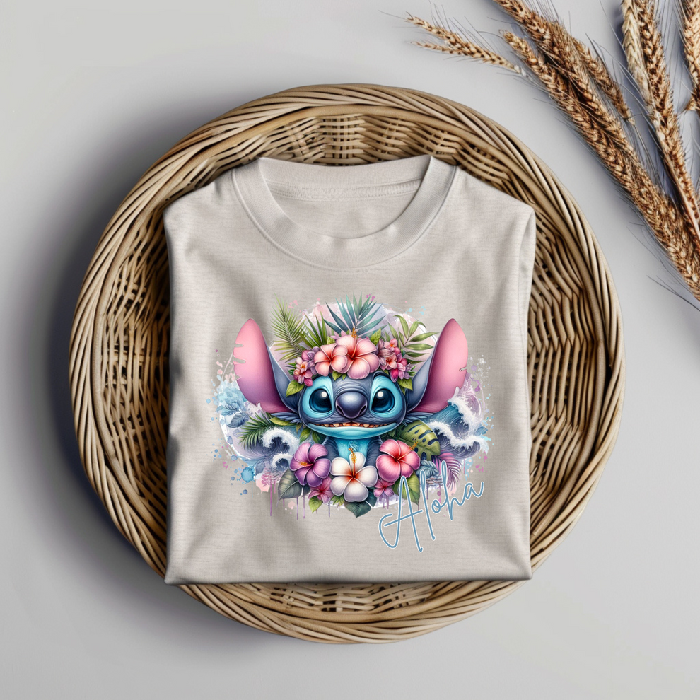 Aloha Stitch Digital DTF Transfer PNG Image – Designs By Jaimee