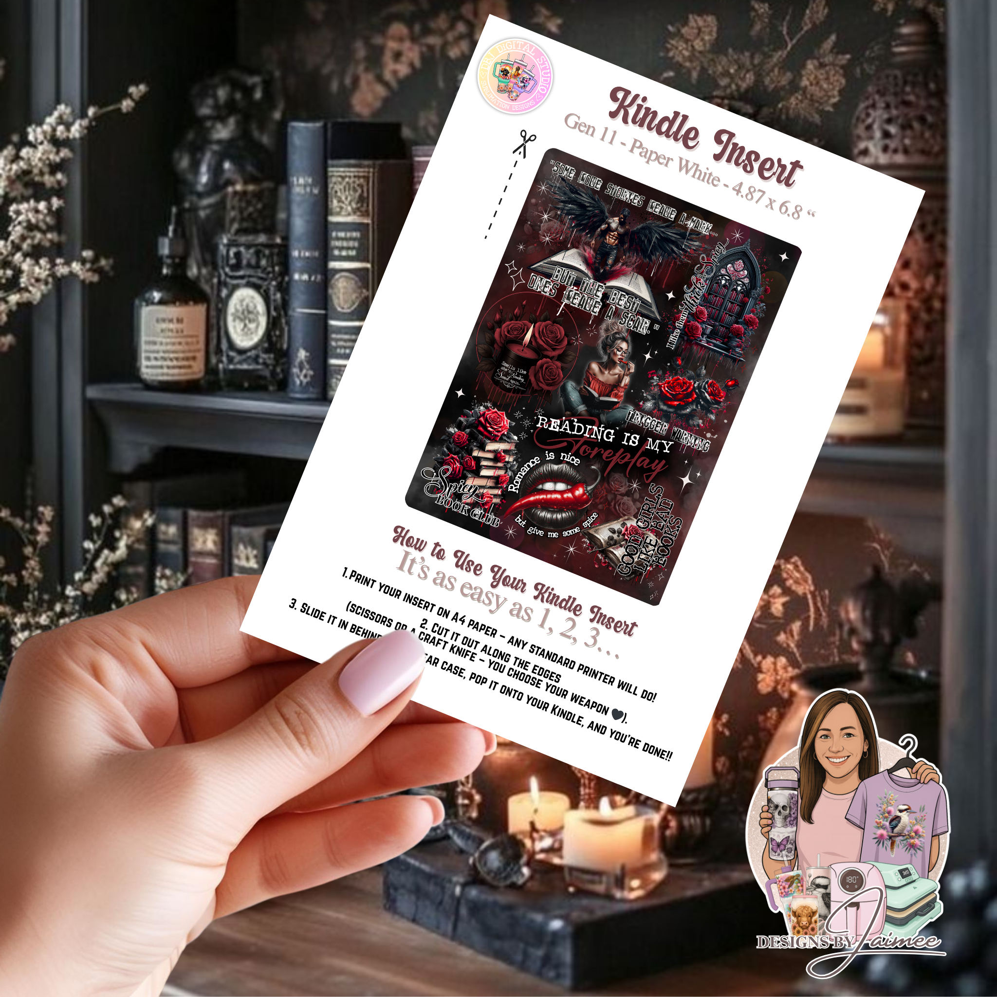 Digital Kindle Inserts – Designs By Jaimee